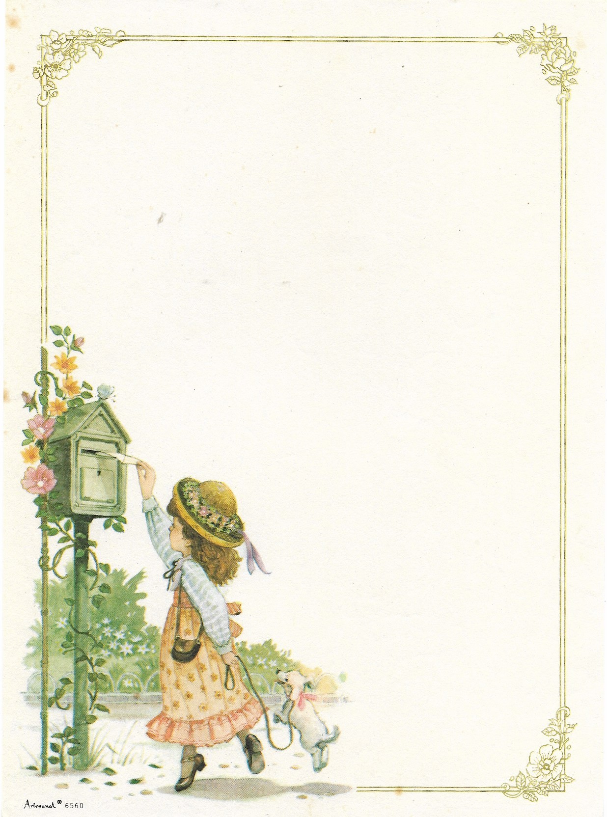 Modelo De Papel De Carta Antigo Papel De Carta Antigo Nelly 5141
